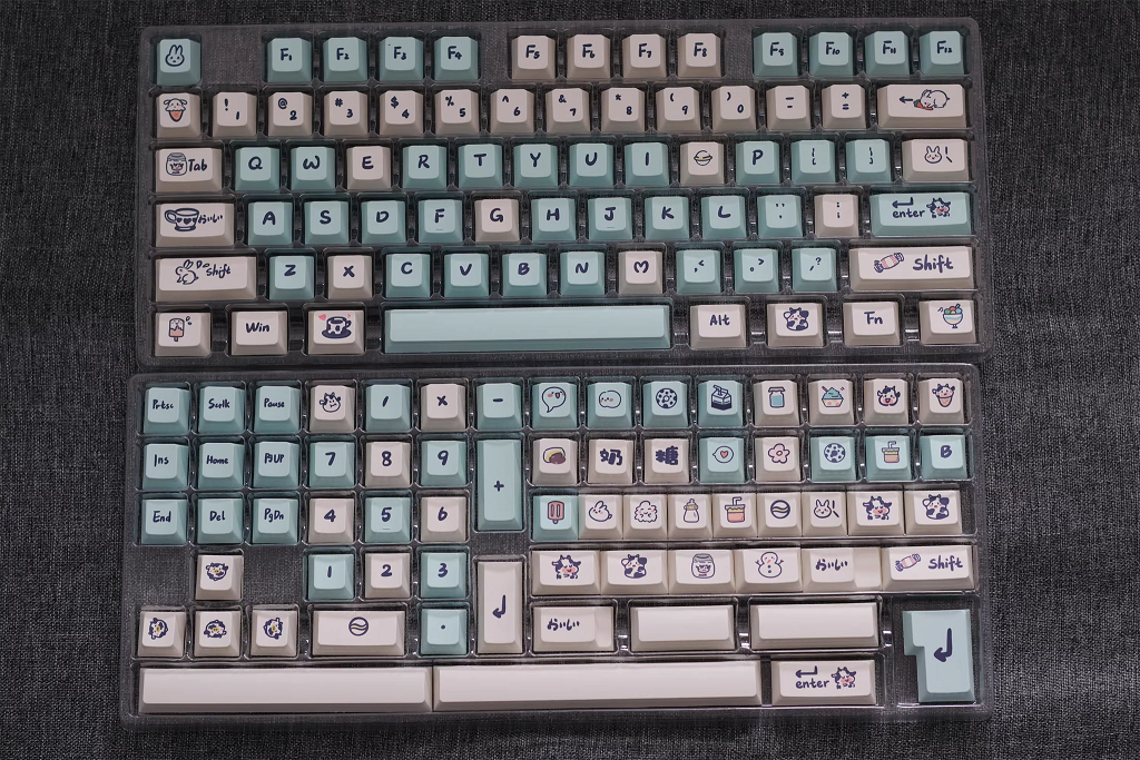 Keycap Cute Dễ thương - Bộ White rabbit toffee ( Kẹo Thỏ Trắng ...
