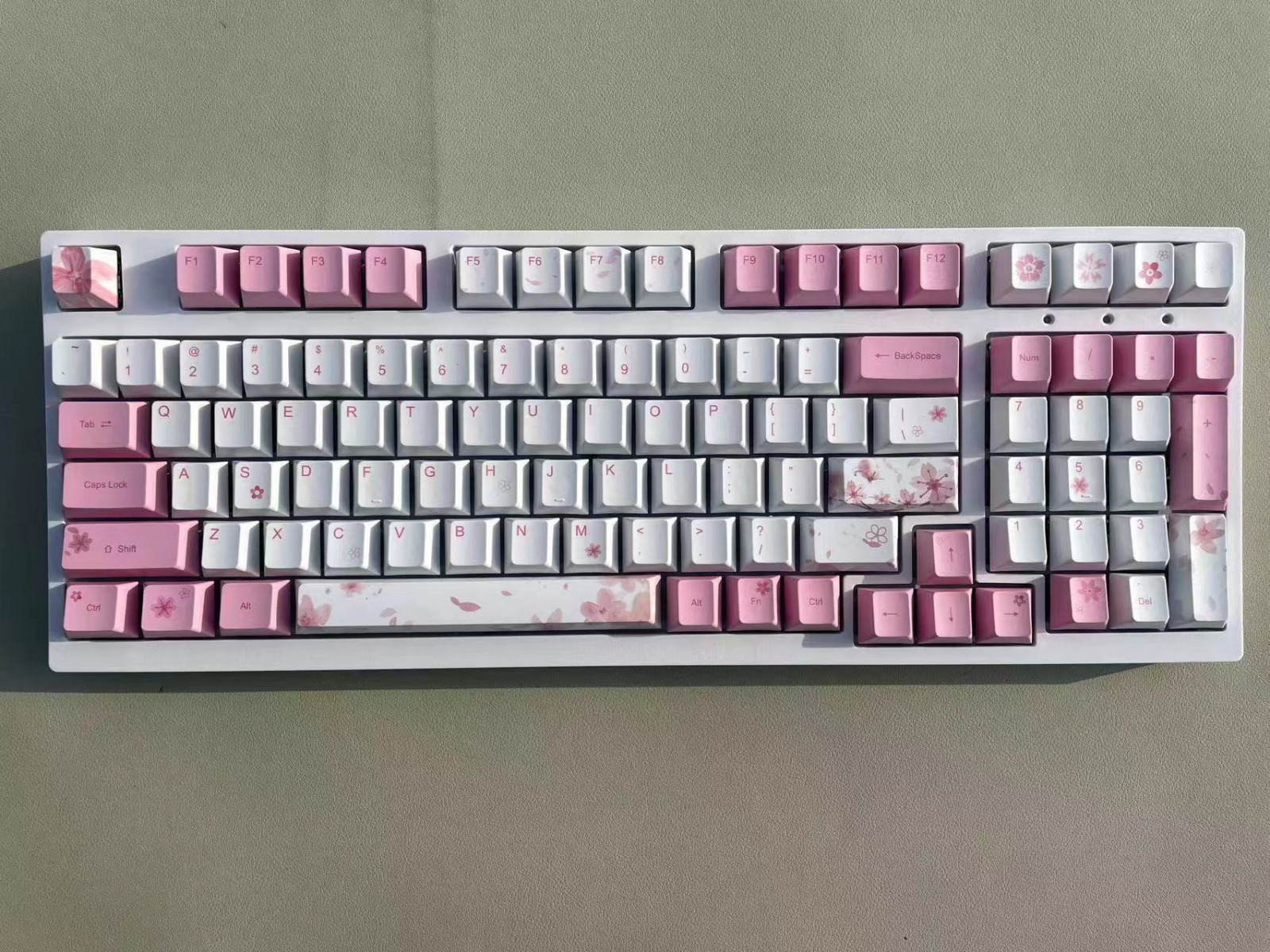 Bộ Keycap Hồng - Keycap Sakura Hoa Anh Đào 122 nút - profile cherry ...