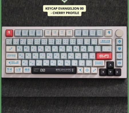 Bộ Keycap EVA 00 Keycap Evangelion Asuka - Cherry profile - pbt ...