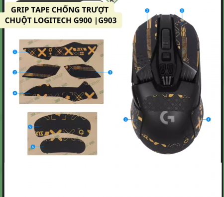 Miếng Dán Chống trượt | Grip Tape Chống Trượt Cho Chuột Logitech G903 ...